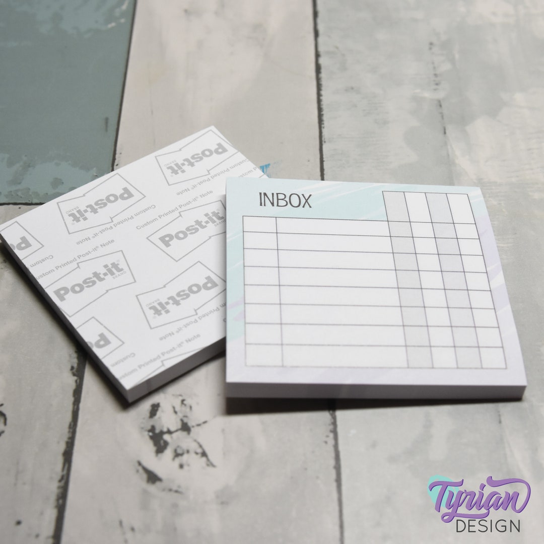 Inbox Post-it Notes | Incoming Tasks Sticky Notes | Tracking Sticky ...