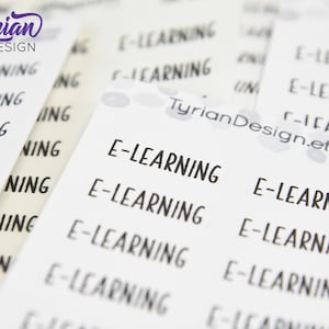 E-learning Stickers for Planners and Journals | Home School | 21 ...