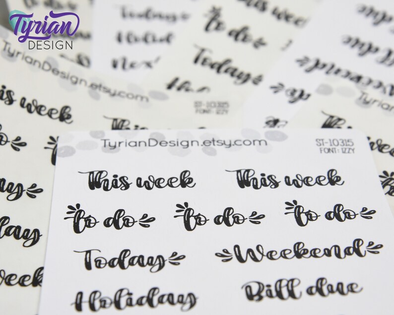 Planning Stickers to Do This Week Weekend Weekly/monthly - Etsy