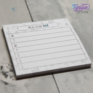 Meal Plan Post-it Notes | Plan Meals Sticky Notes | Dinner Sticky Notes ...