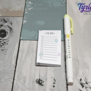 To Do List Post-it Notes | List Sticky Notes in 1.5x3 Inches | 11 Check ...