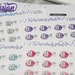 Cell Phone Payment Stickers. Different Color Options. Keep Track of ...