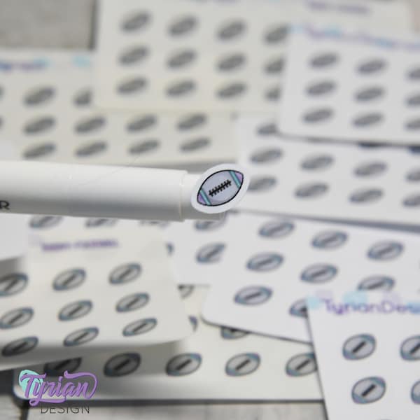 Mini Football Stickers - Etsy