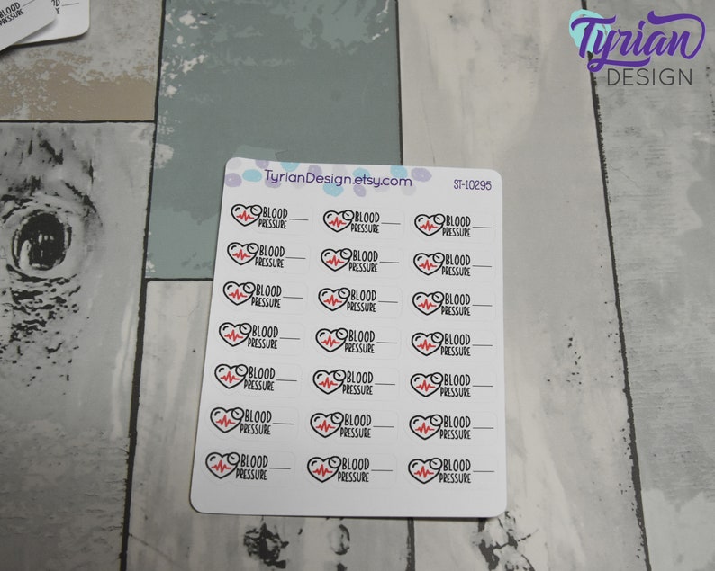 Blood Pressure Icon Stickers | BP Tracking | Track Blood Pressure ...