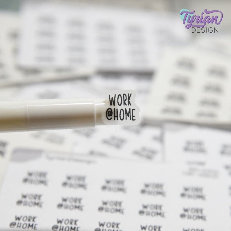 Work Notebook Stickers - Etsy