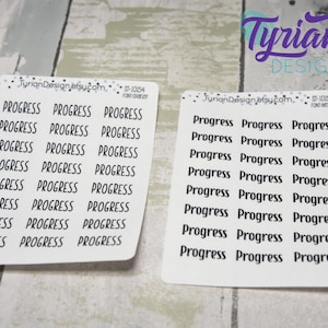 Progress Stickers for Planners and Journals. Track Your Progress With ...