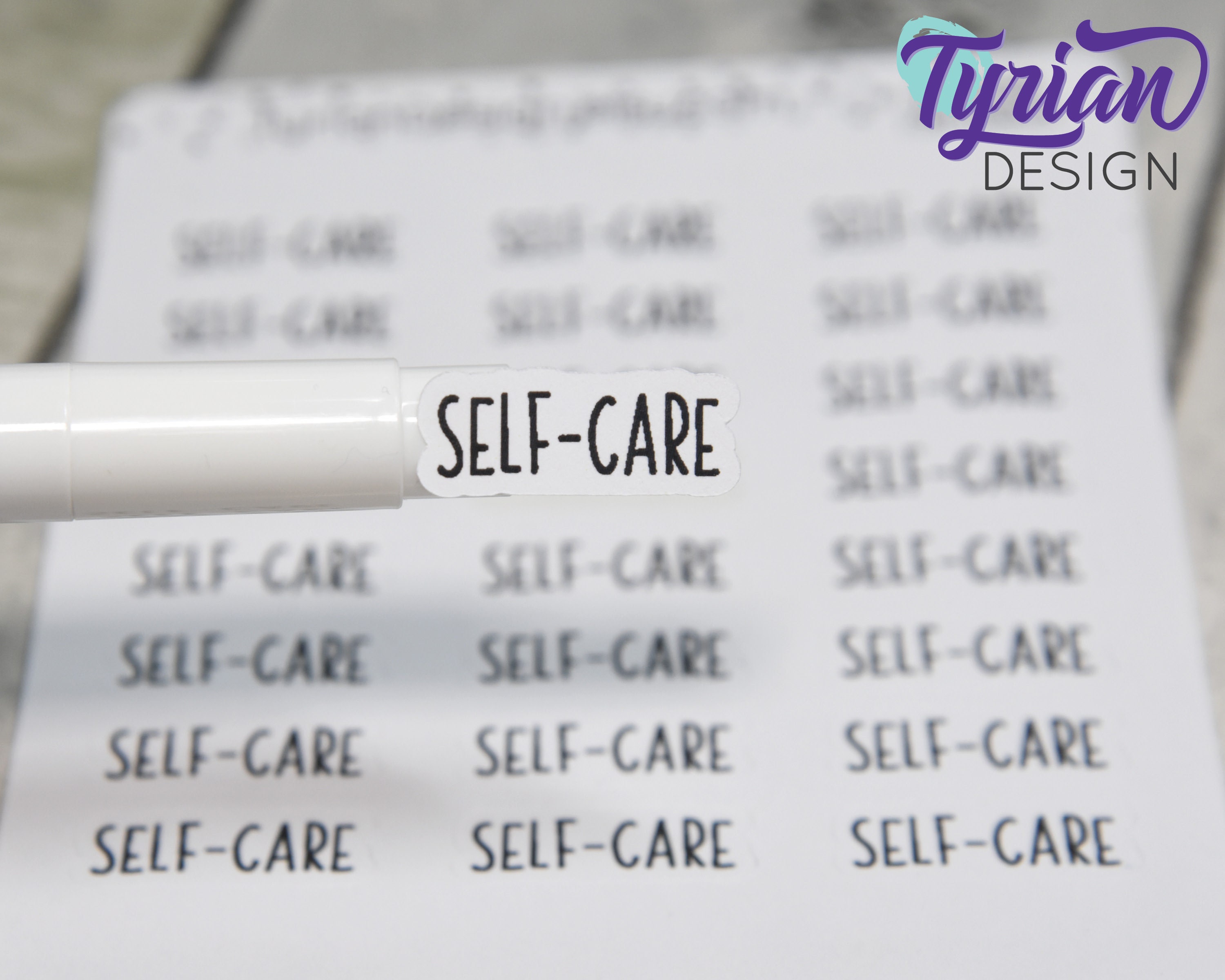 Self-Care Stickers for Planners and Journals. A reminder or to | Etsy