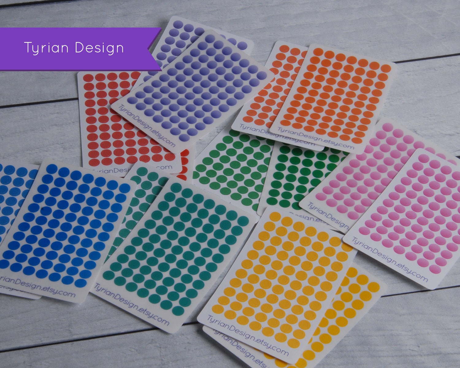 5mm Circle Dot Stickers for Planners and Journals. Dot Stickers Are ...