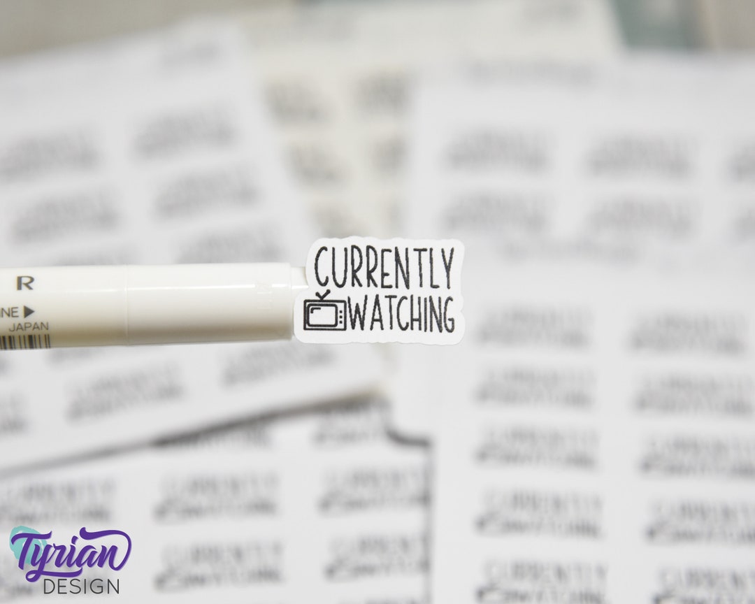 Currently Watching Stickers | Binge Watching Stickers | 15 Stickers ...