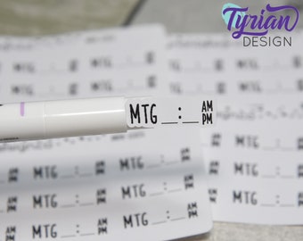 Am Pm Stickers | Etsy