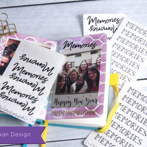 Memories Stickers for Planners and Journals. Memory Stickers Are ...