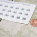 House Stickers Tiny House Stickers on a Mini Sheet Great - Etsy