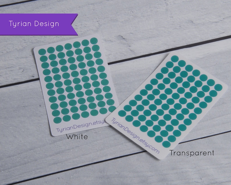 5mm Circle Dot Stickers for Planners and Journals. Dot Stickers Are ...