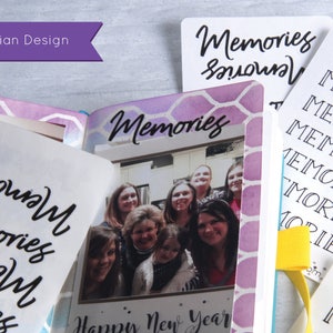 Memories Stickers for Planners and Journals. Memory Stickers Are ...