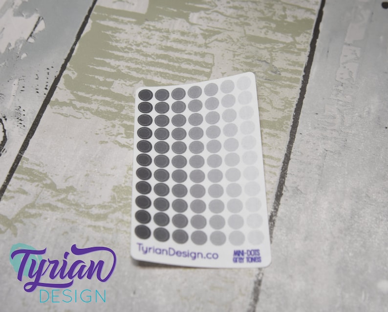 5mm Circle Dot Color Stickers for Planners and Journals. Dot Stickers ...