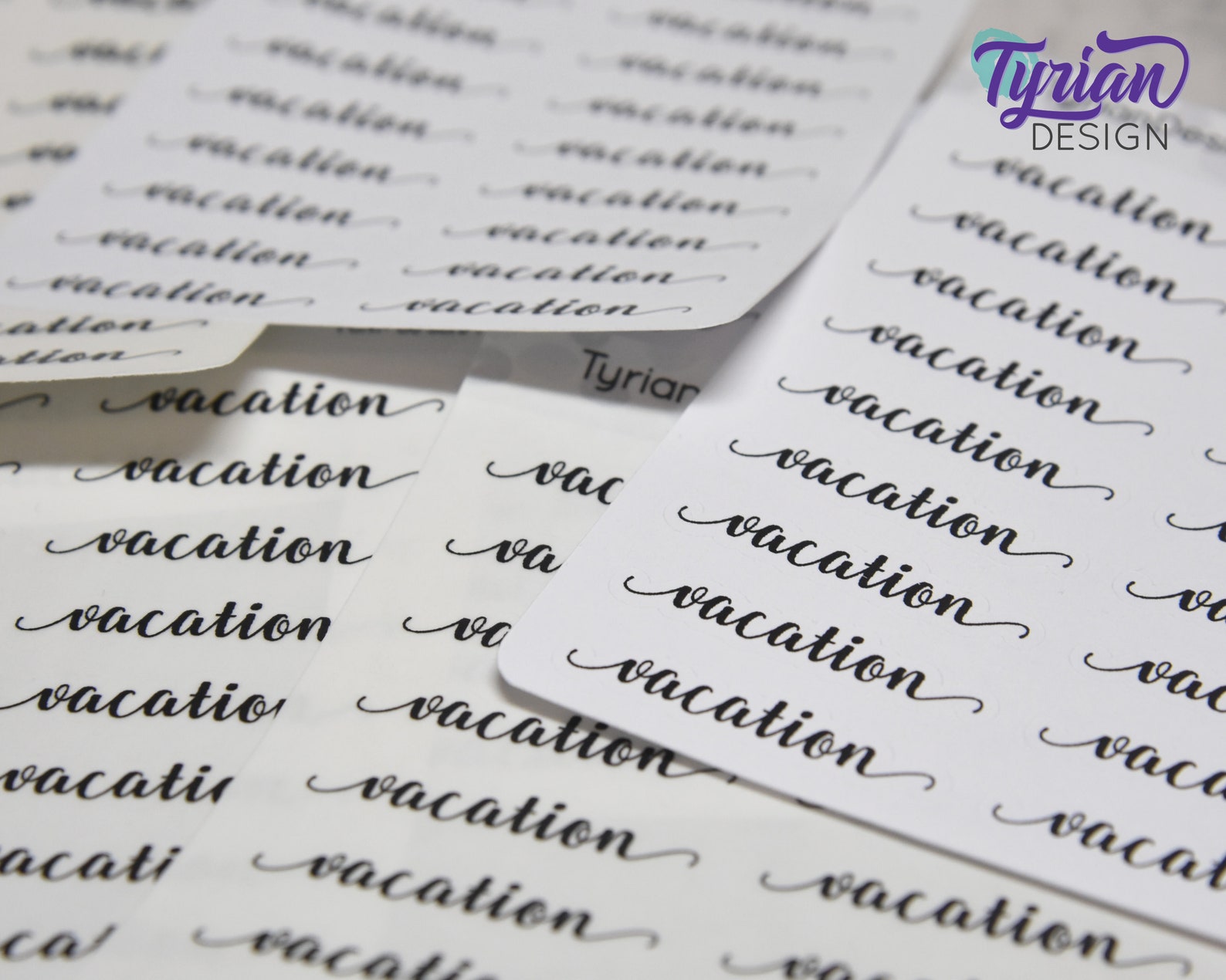 Vacation Stickers | Planning Sticker | 18 Stickers | 1.5 X .33 Inches ...