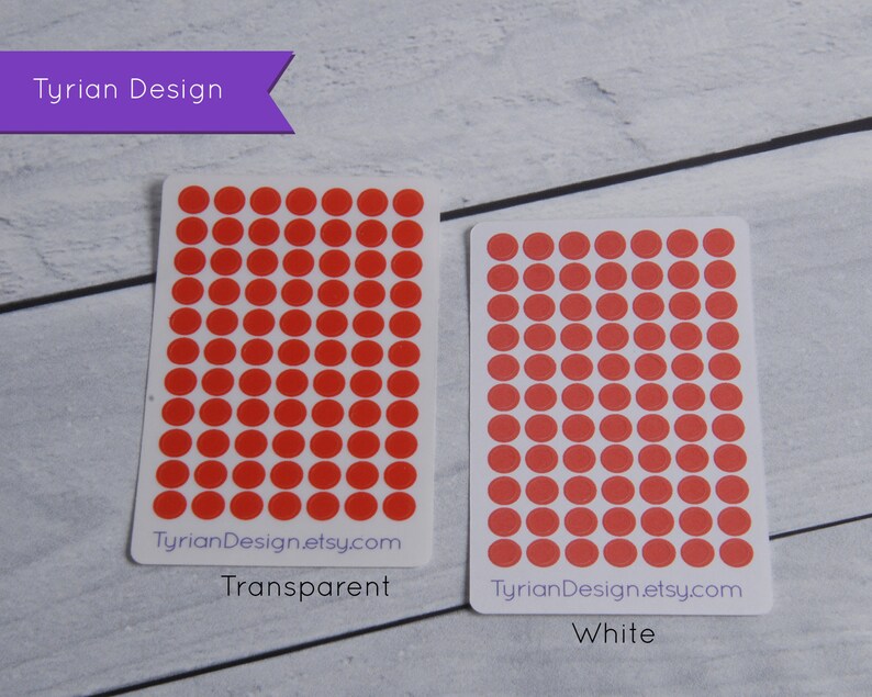 5mm Circle Dot Stickers for Planners and Journals. Dot Stickers Are ...