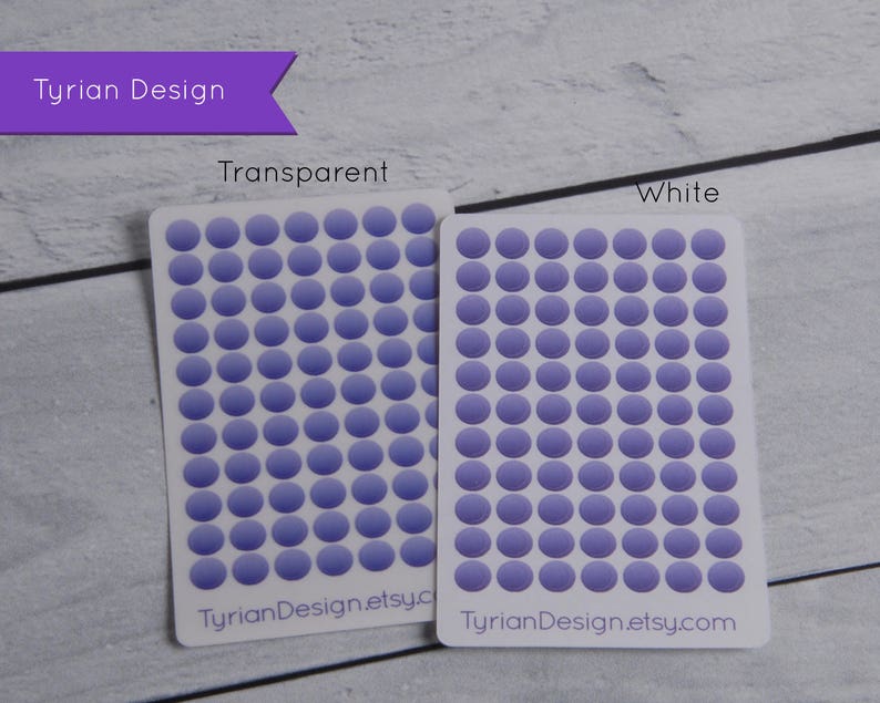5mm Circle Dot Stickers for Planners and Journals. Dot Stickers Are ...
