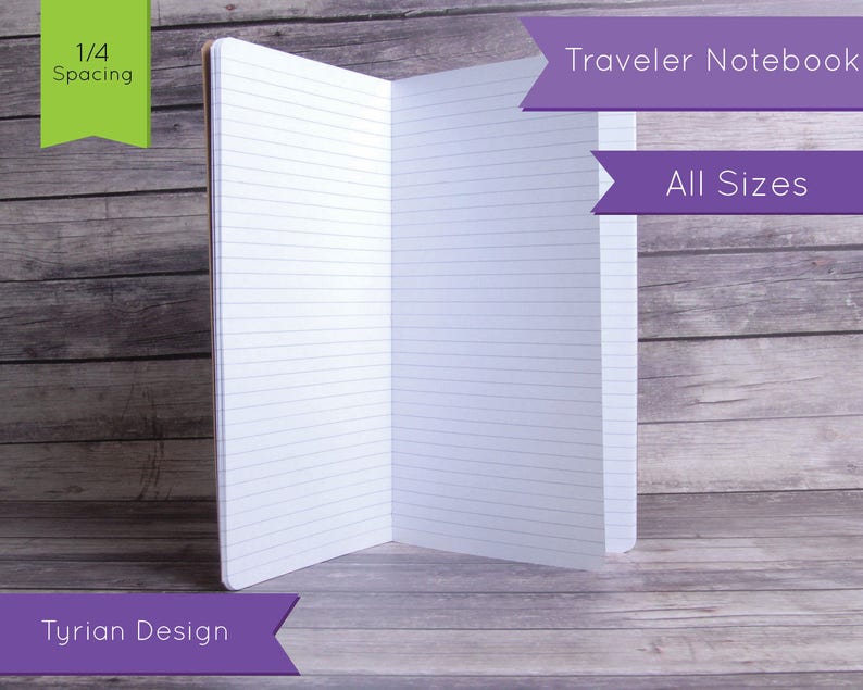 Basic Notebooks Dot Graph Lined or Graph for Midori | Etsy