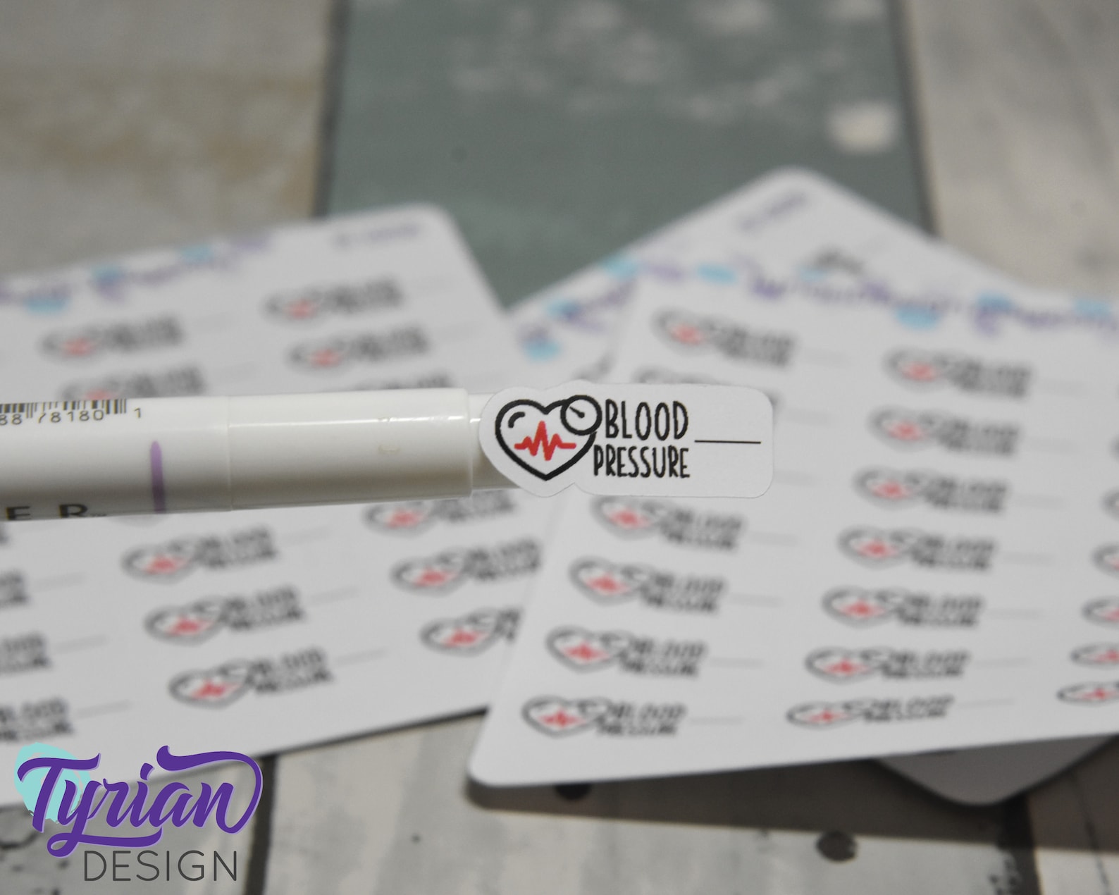 Blood Pressure Icon Stickers | BP Tracking | Track Blood Pressure ...