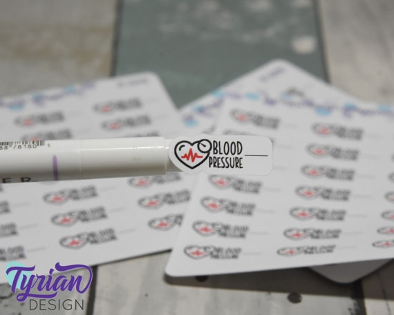 Blood Pressure Icon Stickers BP Tracking Track Blood | Etsy