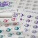 Cell Phone Payment Stickers. Different Color Options. Keep Track of ...