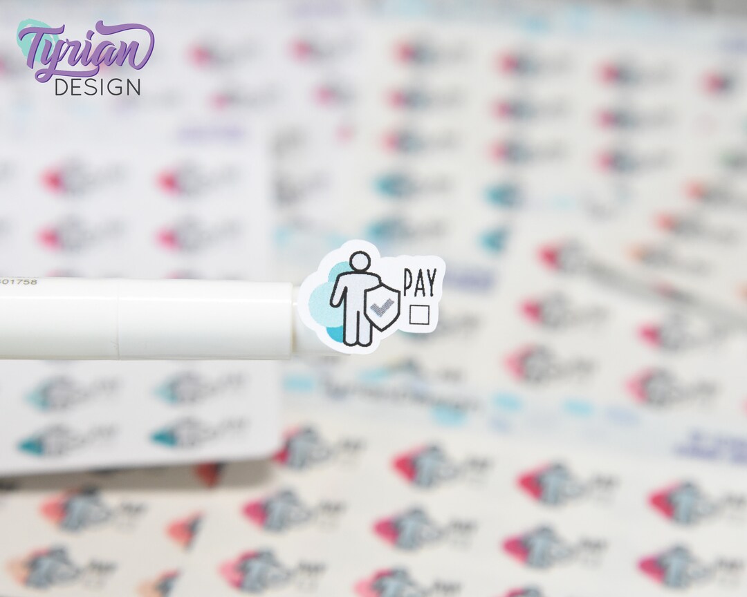 Life Insurance Stickers | Budget Stickers | 24 Stickers per Sheet | .75 ...