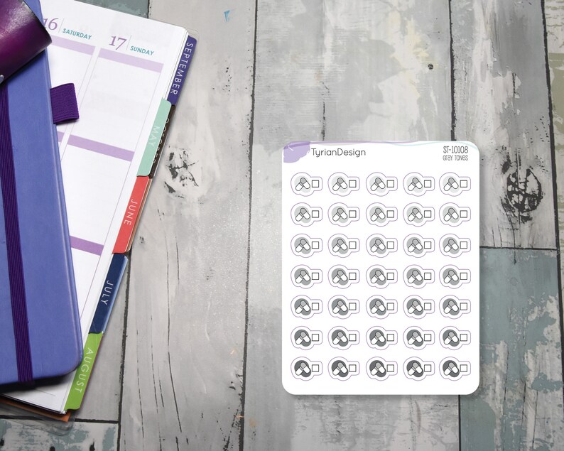 Meds Stickers | Color Options | Keep Track of Medicine, Prescriptions ...