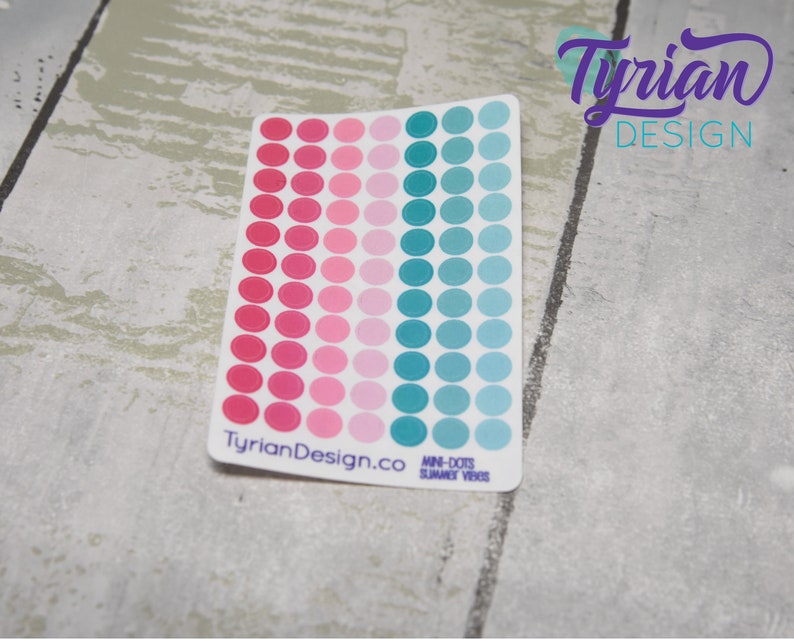 5mm Circle Dot Color Stickers for Planners and Journals. Dot Stickers ...