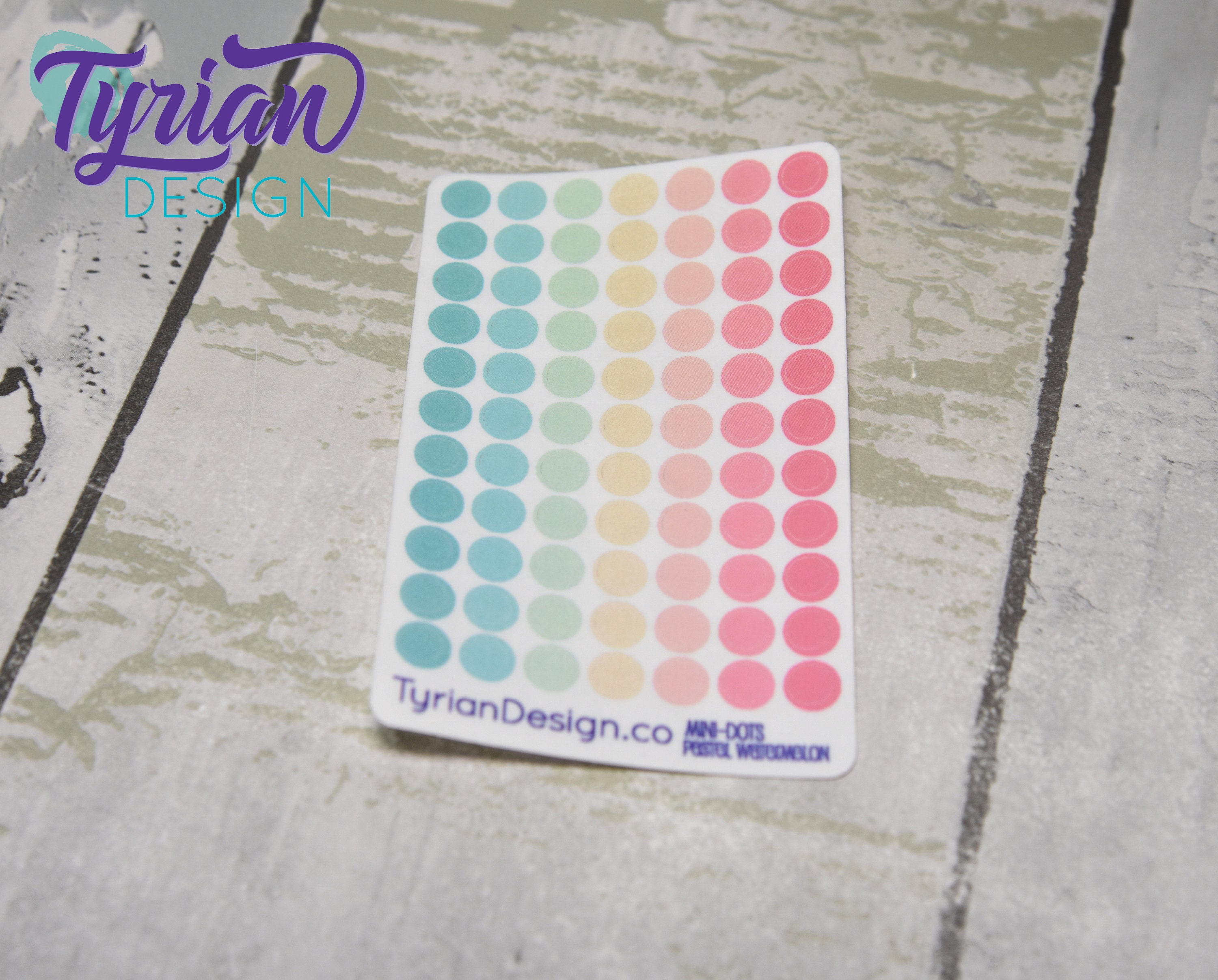 5mm Circle Dot Color Stickers for Planners and Journals. Dot Stickers ...