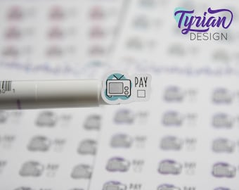 Credit Card Planner Stickers Payment Stickers Money Tracker - Etsy