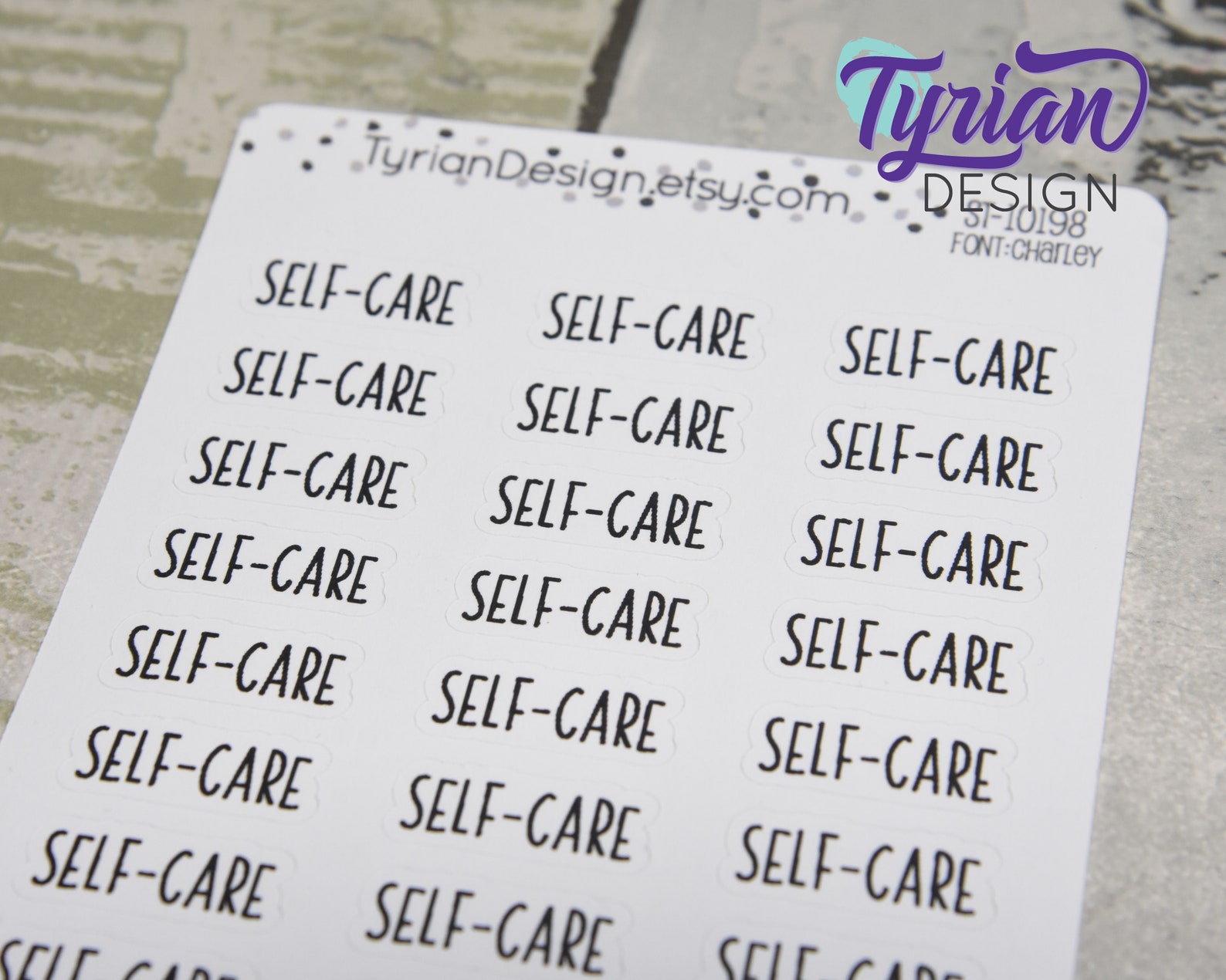 Self-care Stickers for Planners and Journals. A Reminder or to - Etsy