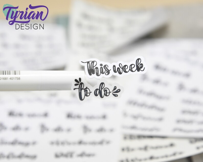 Planning Stickers to Do This Week Weekend Weekly/monthly - Etsy