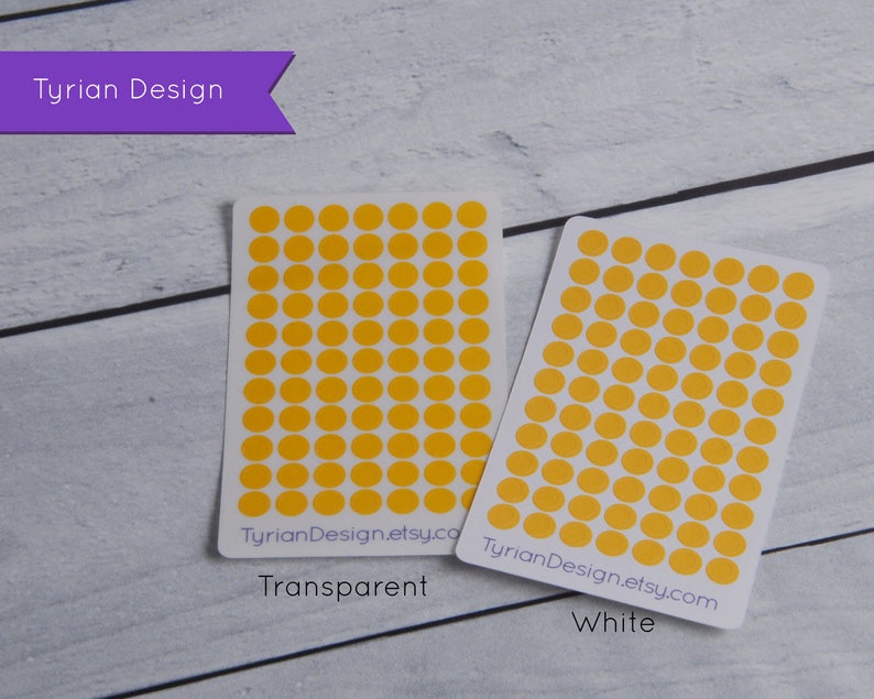 5mm Circle Dot Stickers for Planners and Journals. Dot | Etsy