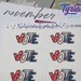 Vote Stickers, Hand Drawn Red, White and Blue Stickers, Voting Stickers ...