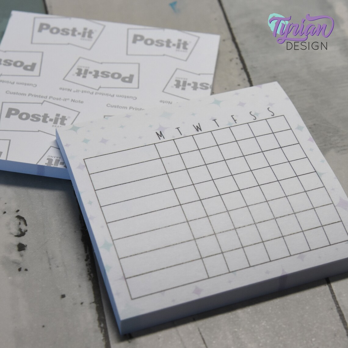 Habit Tracker Post-it Notes | Weekly Tracker Sticky Notes | Tracking ...