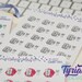 Cell Phone Payment Stickers. Different Color Options. Keep Track of ...