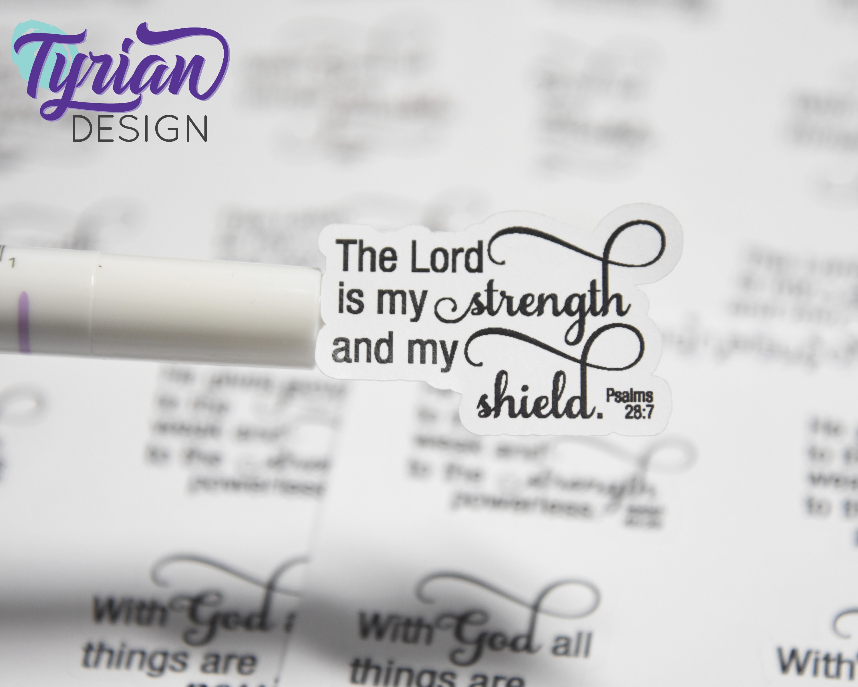 Bible Quote Stickers for Planners and Journals. Vol. 4 Shown | Etsy
