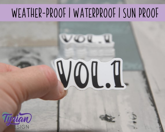 Vol. 1 Sticker Volume One Planner Sticker Sticker is High - Etsy