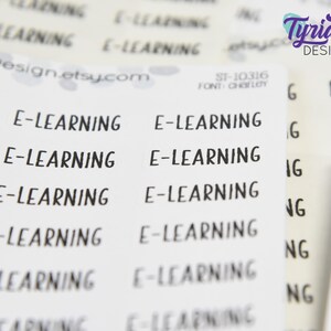 E-learning Stickers for Planners and Journals | Home School | 21 ...