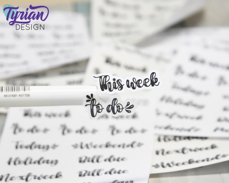 Planning Stickers to Do This Week Weekend Weekly/monthly - Etsy