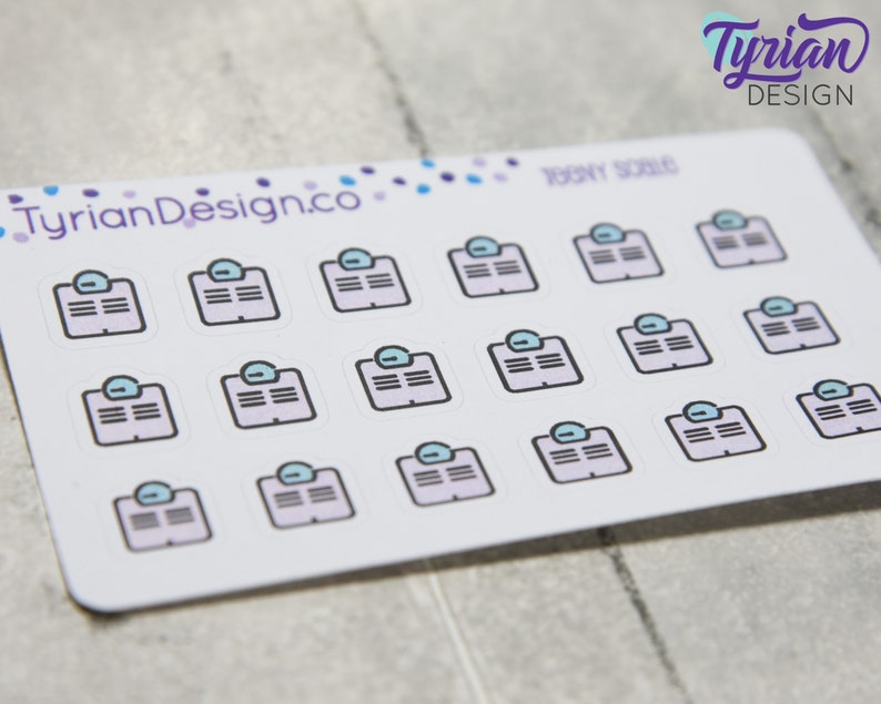 Scale Stickers Tiny Scale Stickers on Mini Sheet Great for | Etsy