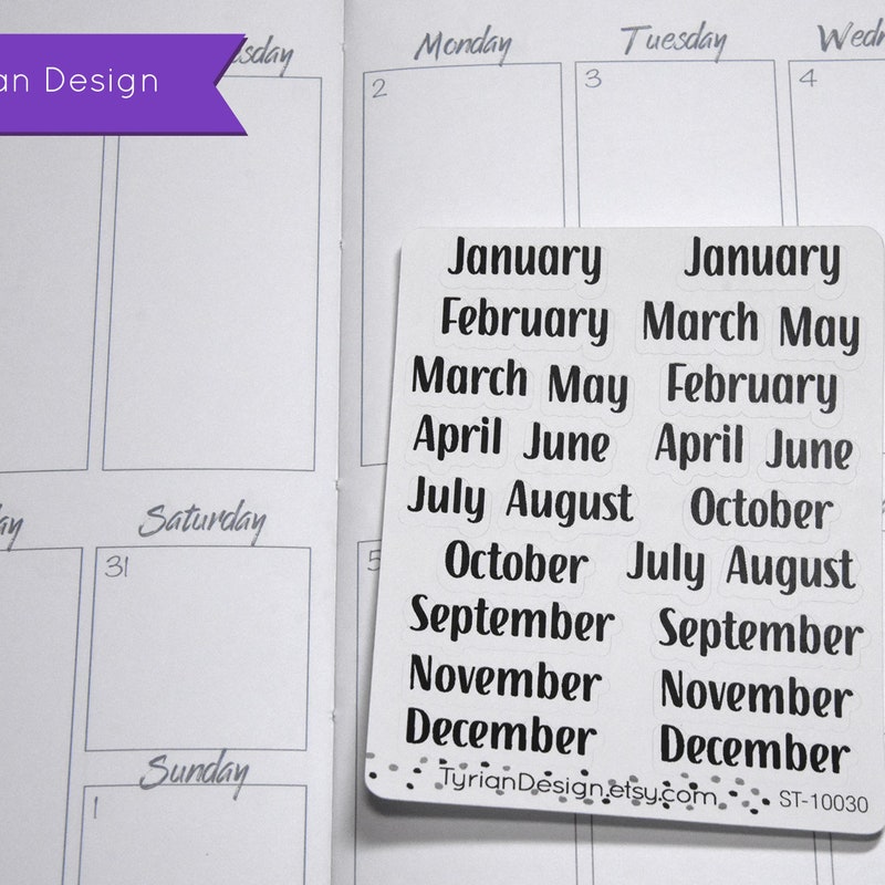 January Headers - Etsy
