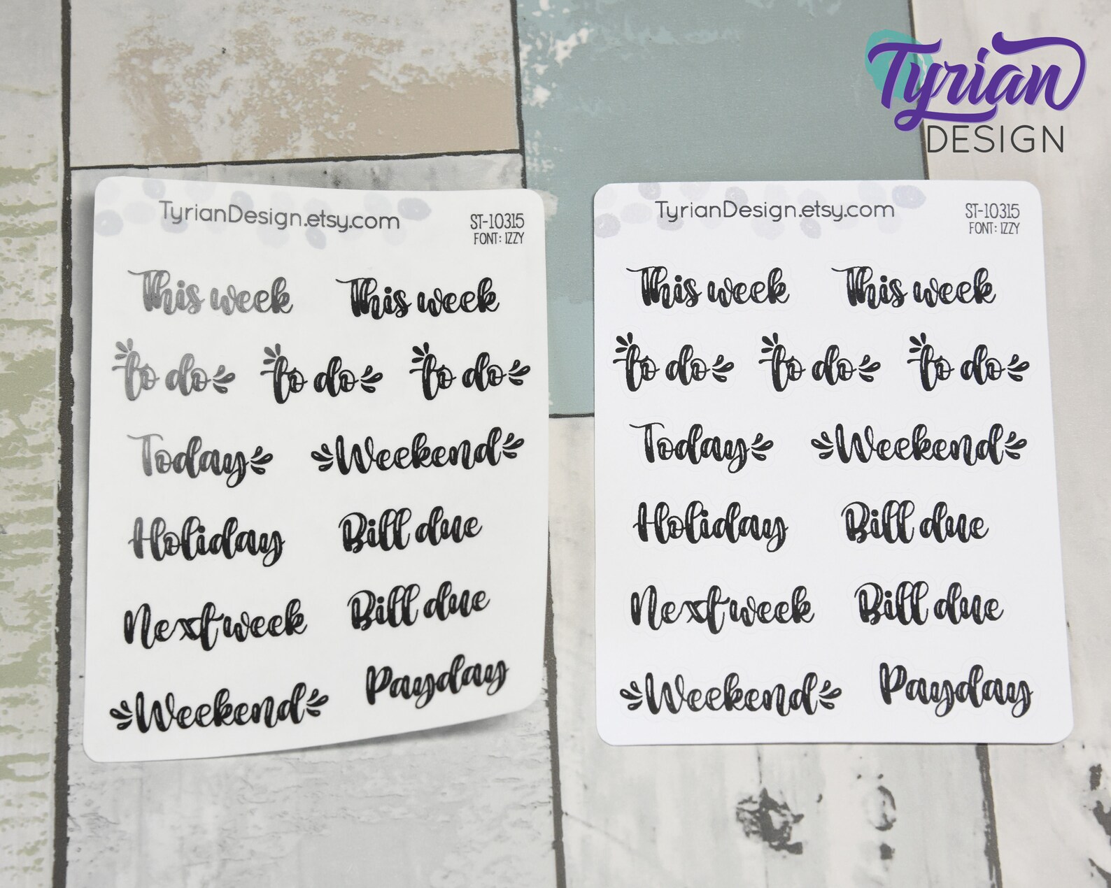 Planning Stickers to Do This Week Weekend Weekly/monthly - Etsy