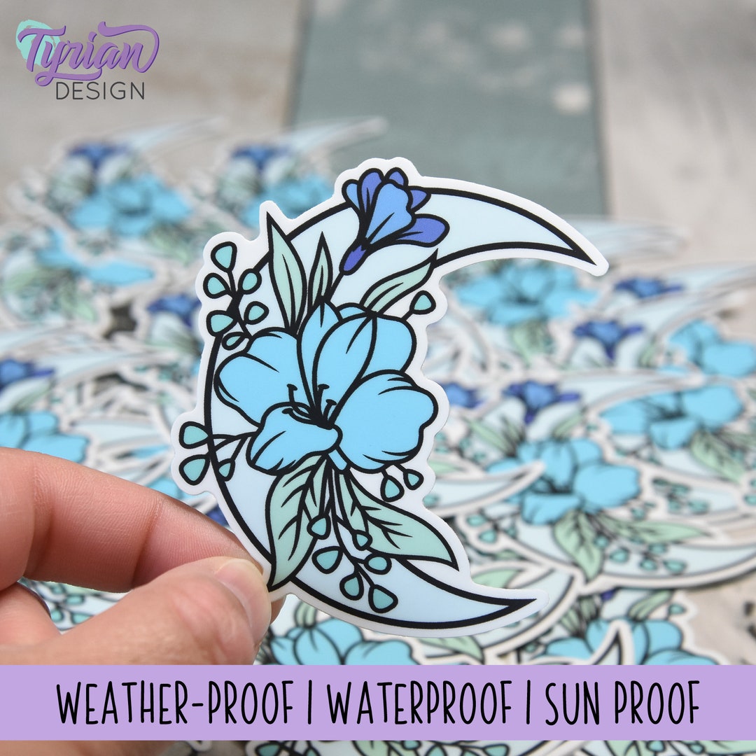 Blue Moon Vinyl Sticker | High Quality Weather Proof Vinyl | 3 X 3 ...