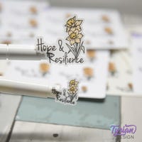 Affirmation Sticker - Resilient Human Being - Empowerment - Watercolor ...