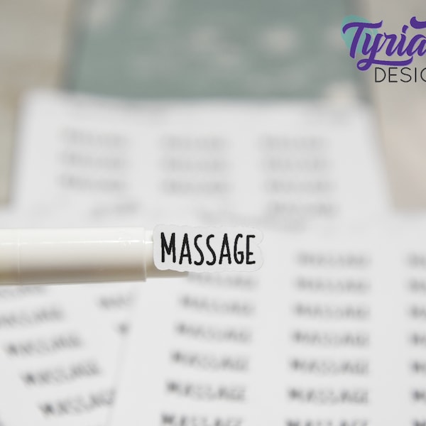 Massage Stickers - Etsy