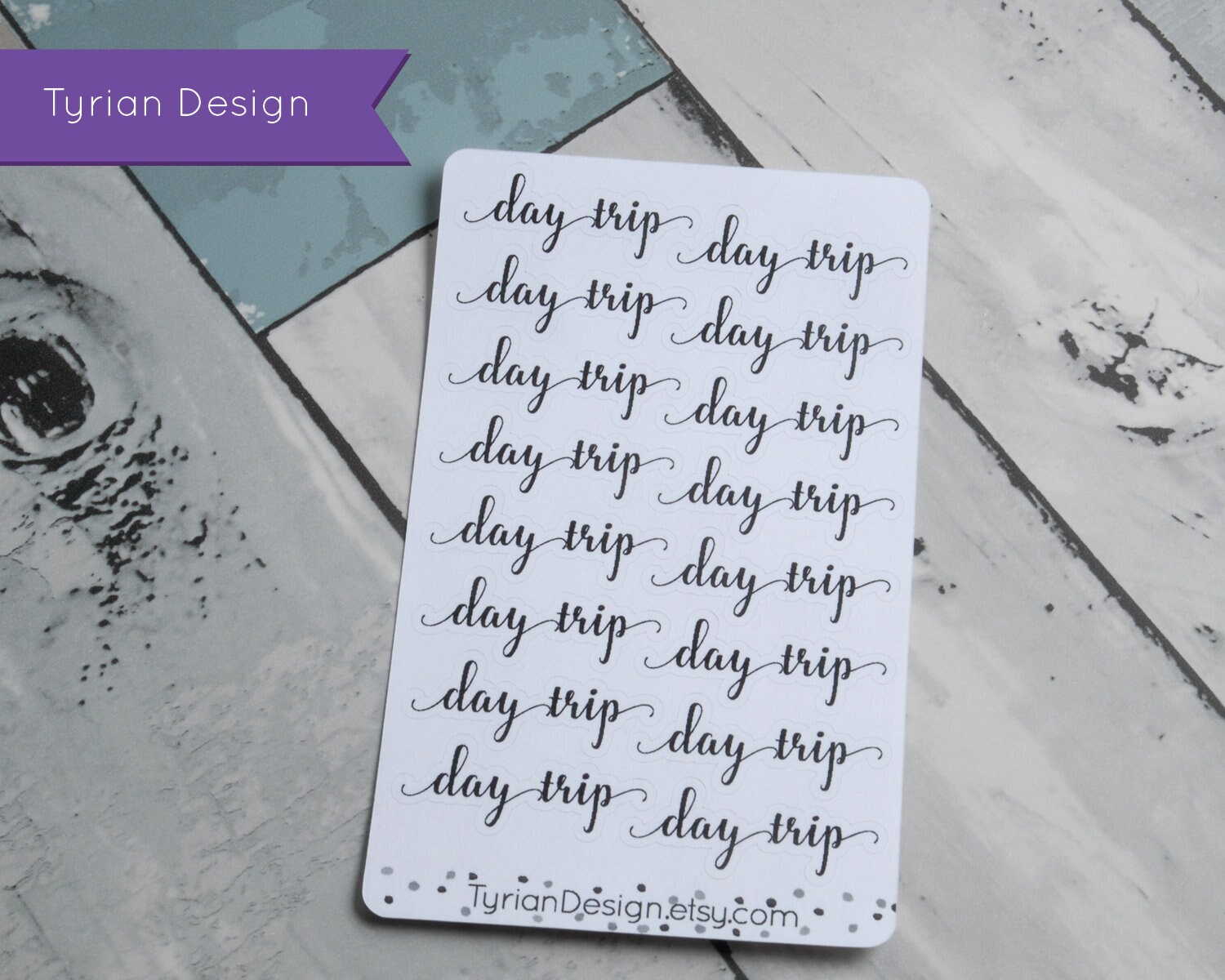 Day Trip Stickers for Planners and Journals. Day Trip | Etsy