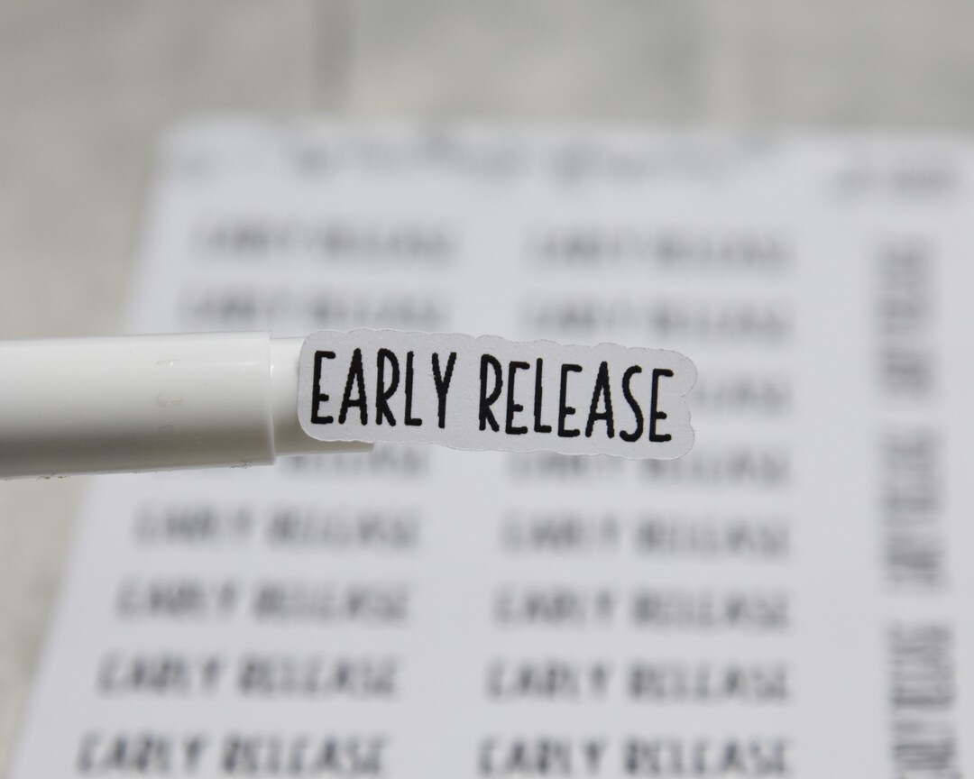 Early Release Stickers for Planners and Journals | Schools Out Early ...