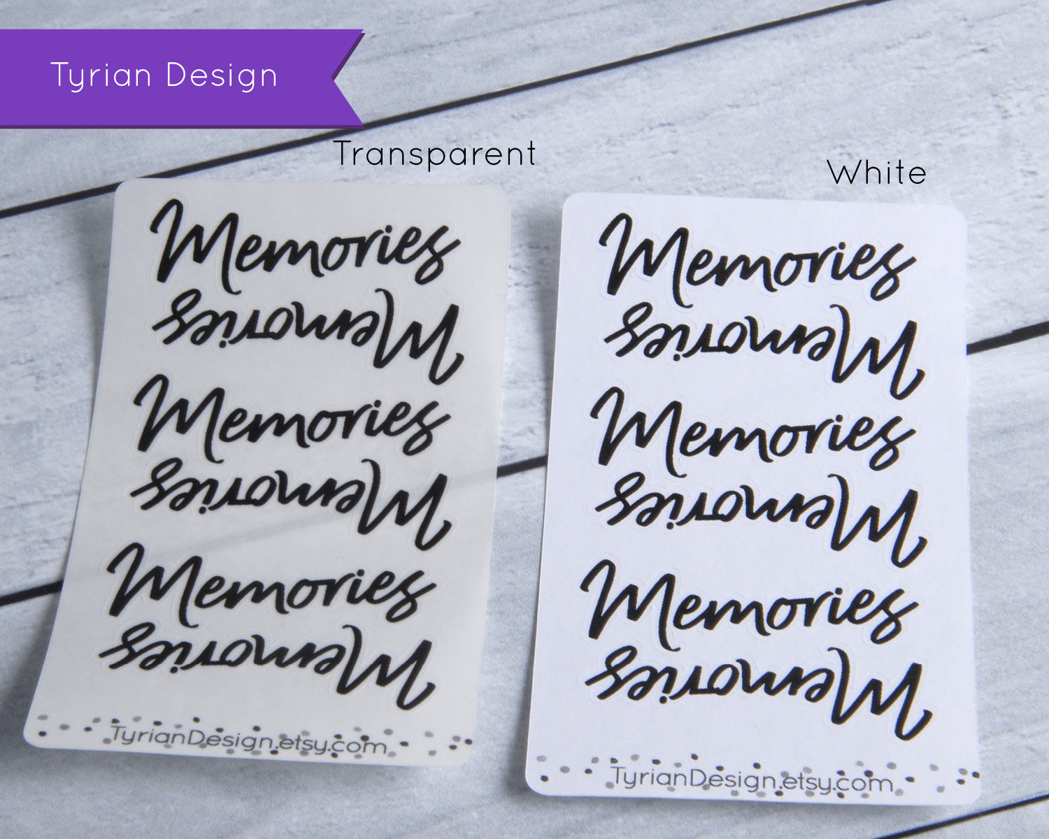 Memories Stickers for Planners and Journals. Memory Stickers | Etsy New ...